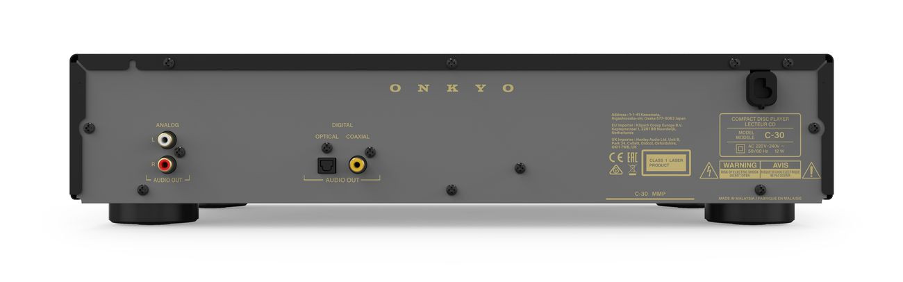 Odtwarzacz CD Onkyo C-30 - przetwornik 24-bit/192 kHz i technologia redukcji szumów VLSC