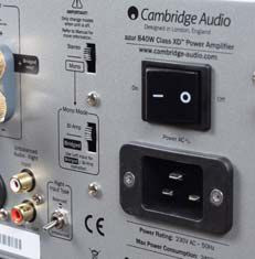 CAMBRIDGE AUDIO Azur 840E + 840W - Wzmacniacze stereo | Testy w Audio ...